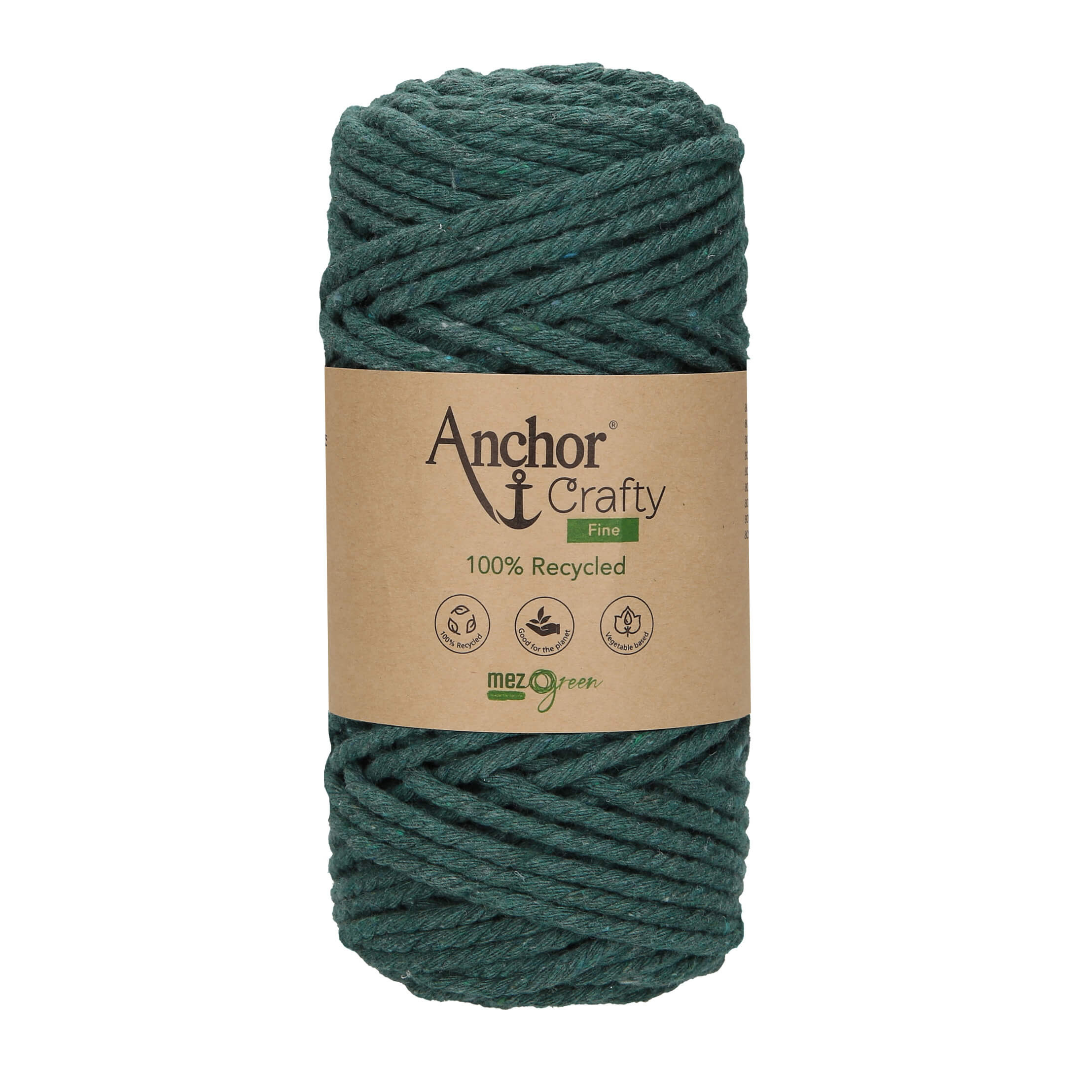 Anchor Crafty Fine 250g Spool 0111 Forest - The Thread Box UK