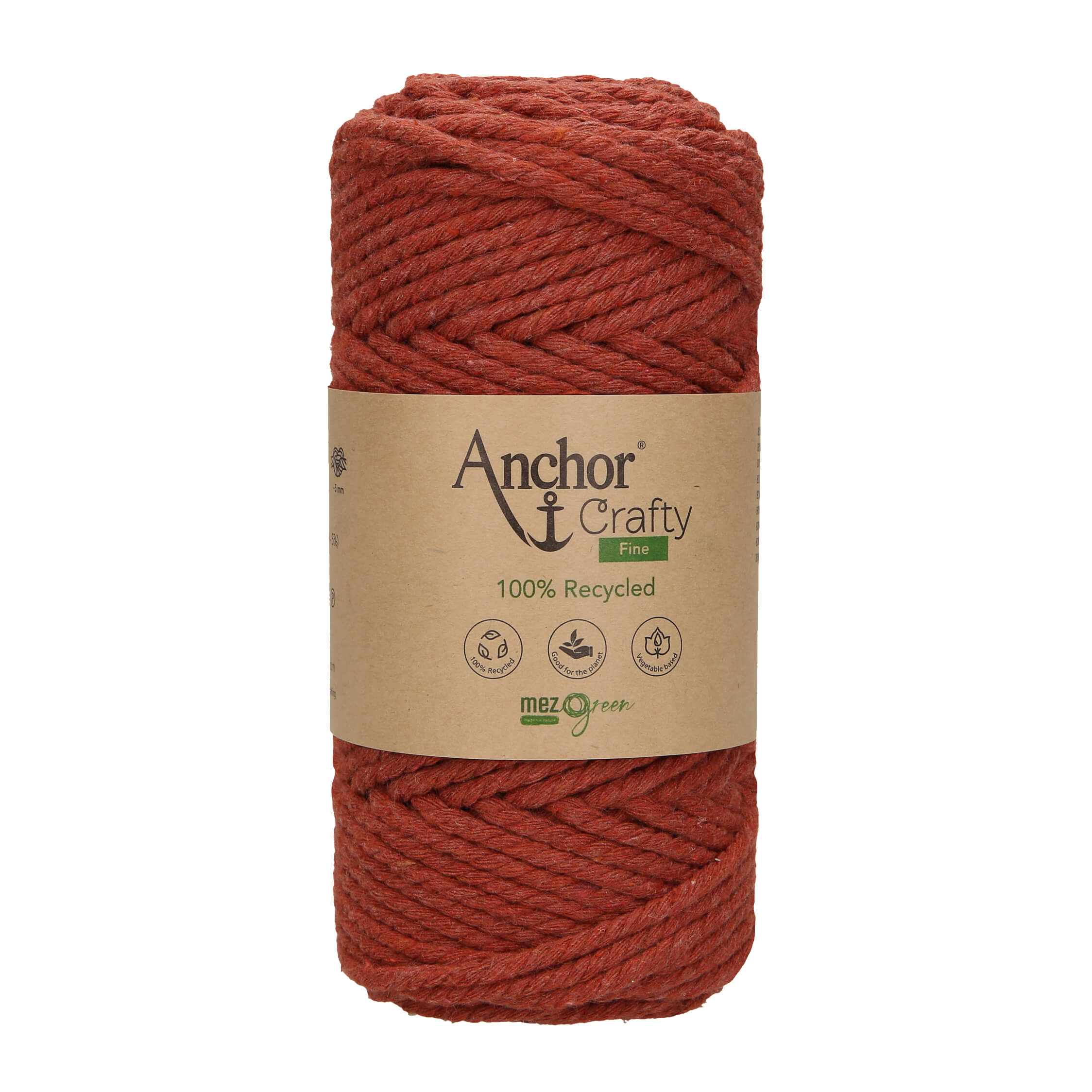 Anchor Crafty Fine 250g Spool 0116 Brick - The Thread Box UK