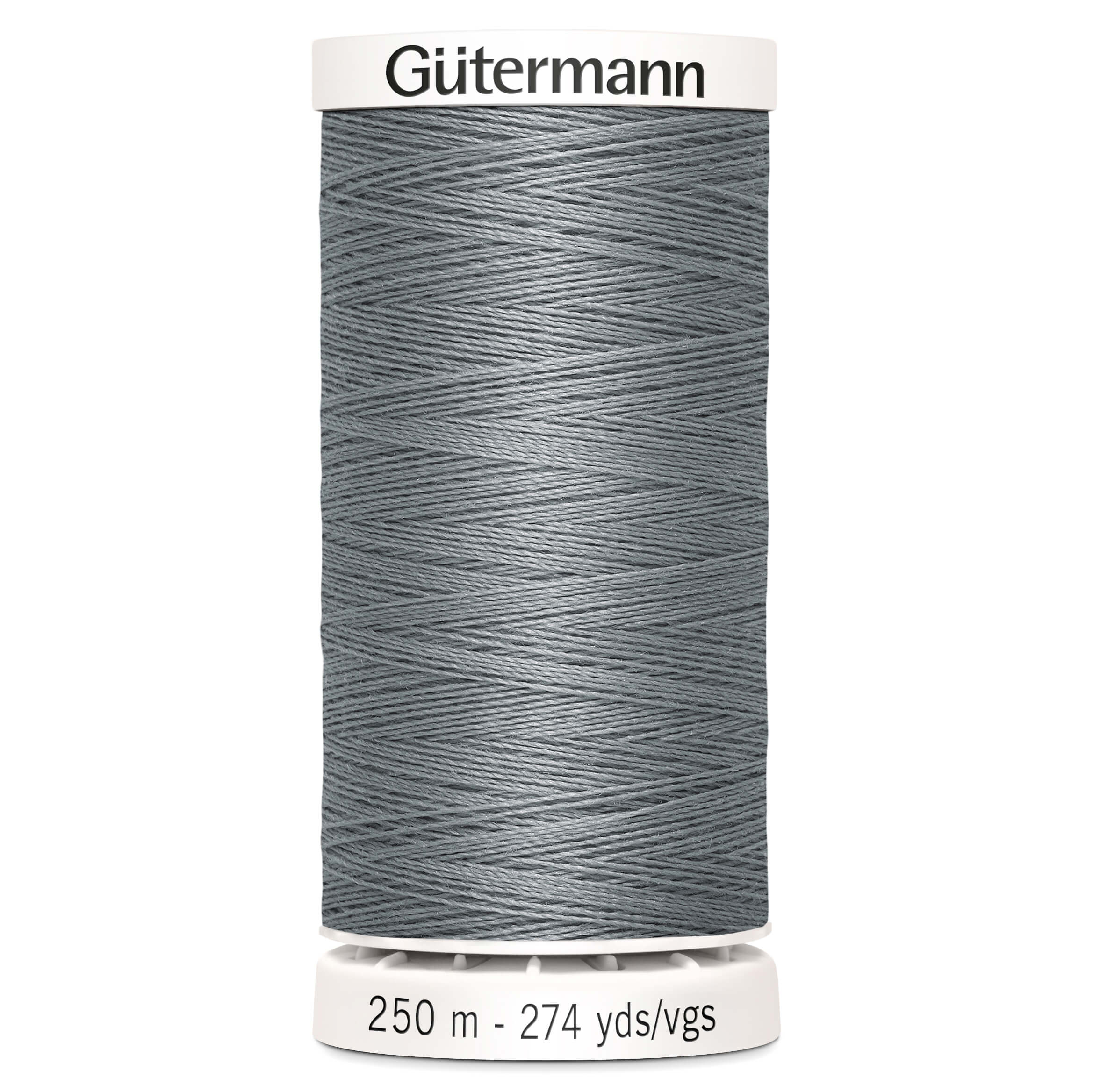 Gutermann Sew All Thread 250m 040 Silver Grey - The Thread Box UK