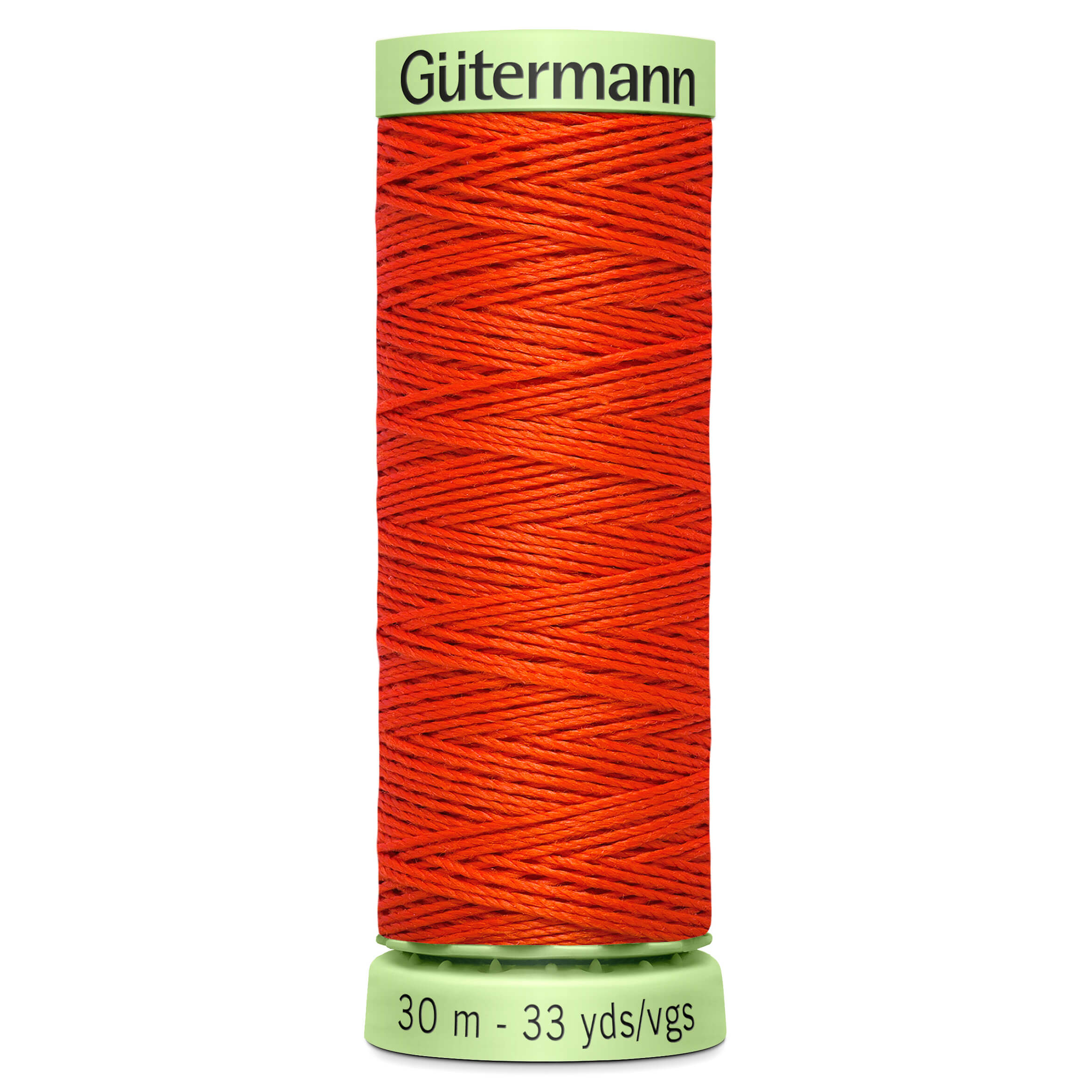Gutermann Top Stitch Thread 30m 155 Vivid Orange - The Thread Box UK