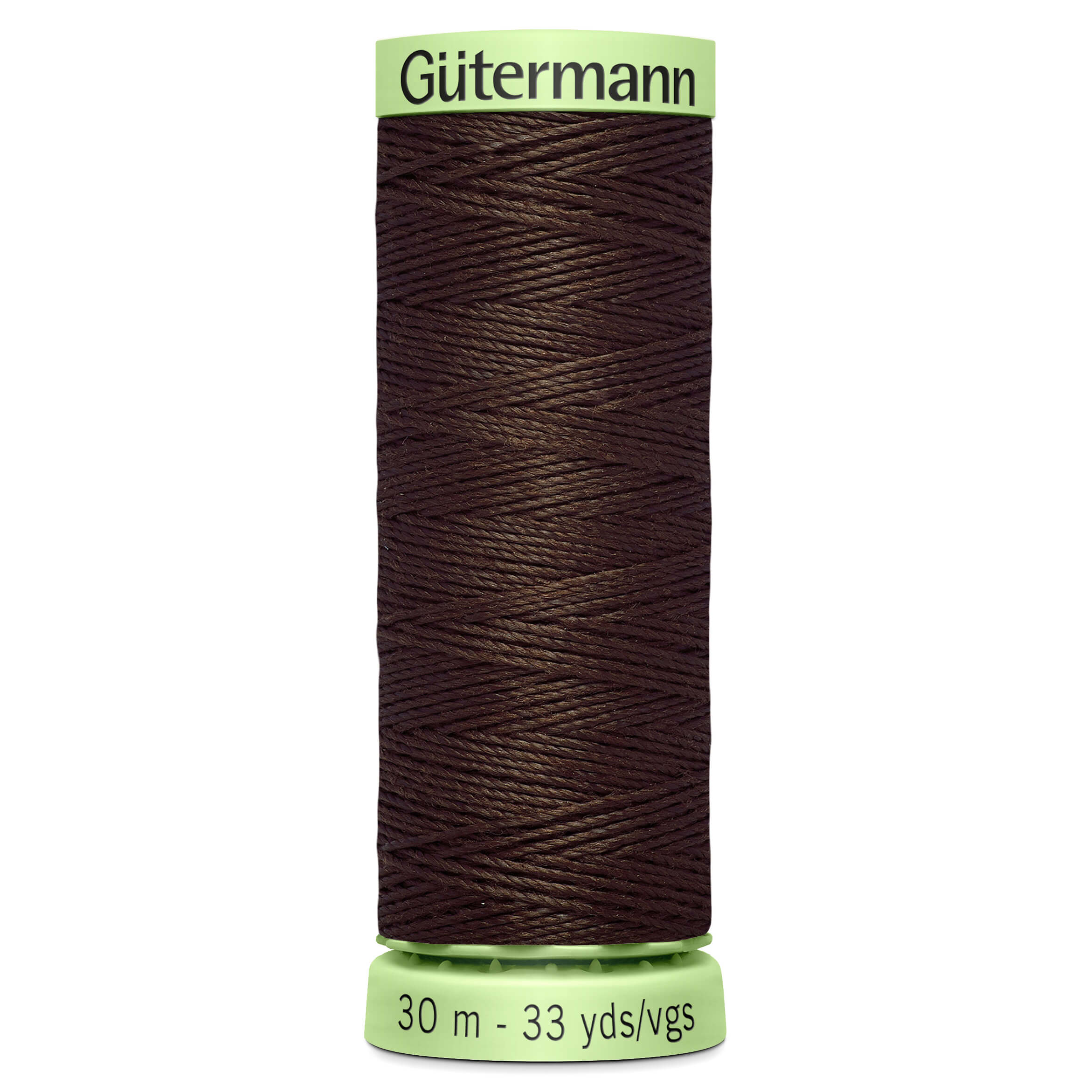 Gutermann Top Stitch Thread 30m 696 Mahogany - The Thread Box UK