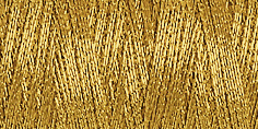 Gutermann Metallic Thread 200m 7004 Dark Gold - The Thread Box UK