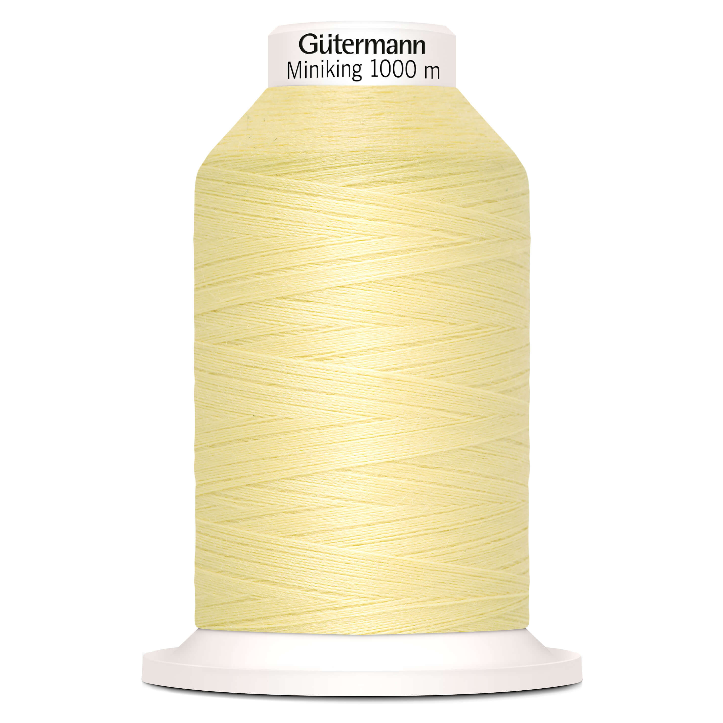 Gutermann Miniking Thread 1000m 325 Lightest Yellow