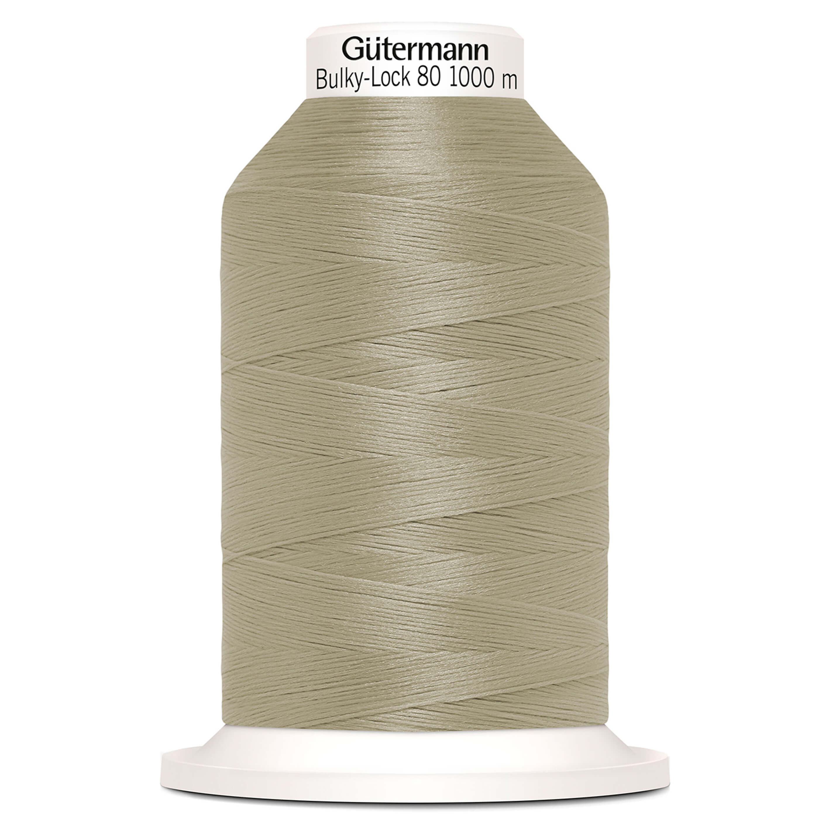 Gutermann Bulky Lock 80 1000m 132 Stone - The Thread Box UK