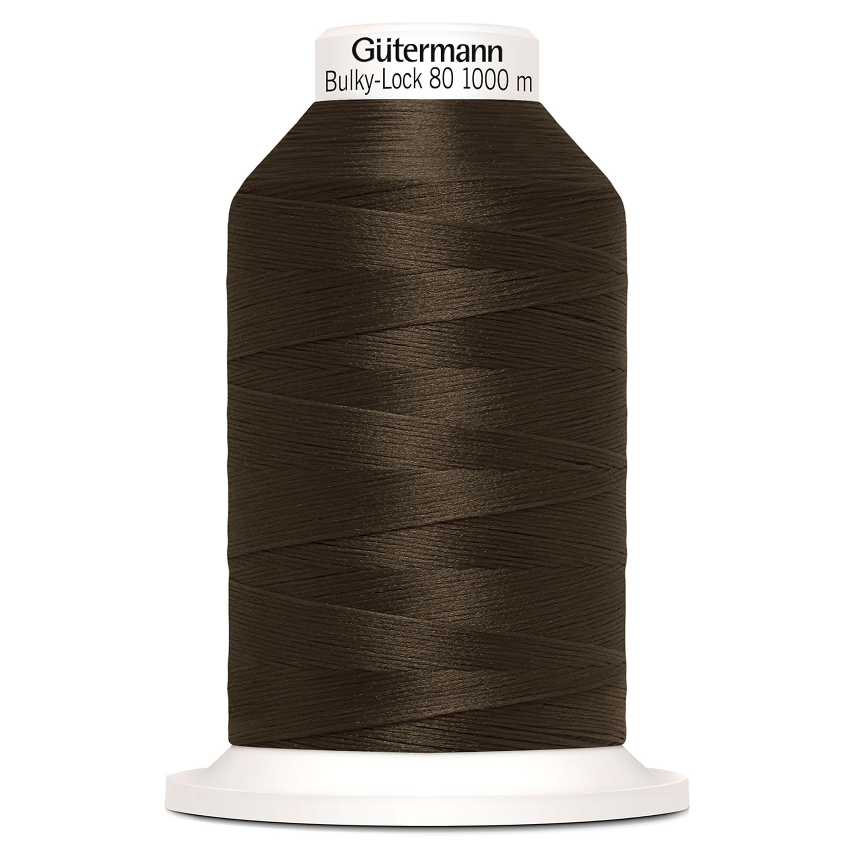 Gutermann Bulky Lock 80 1000m 696 Mahogany - The Thread Box UK