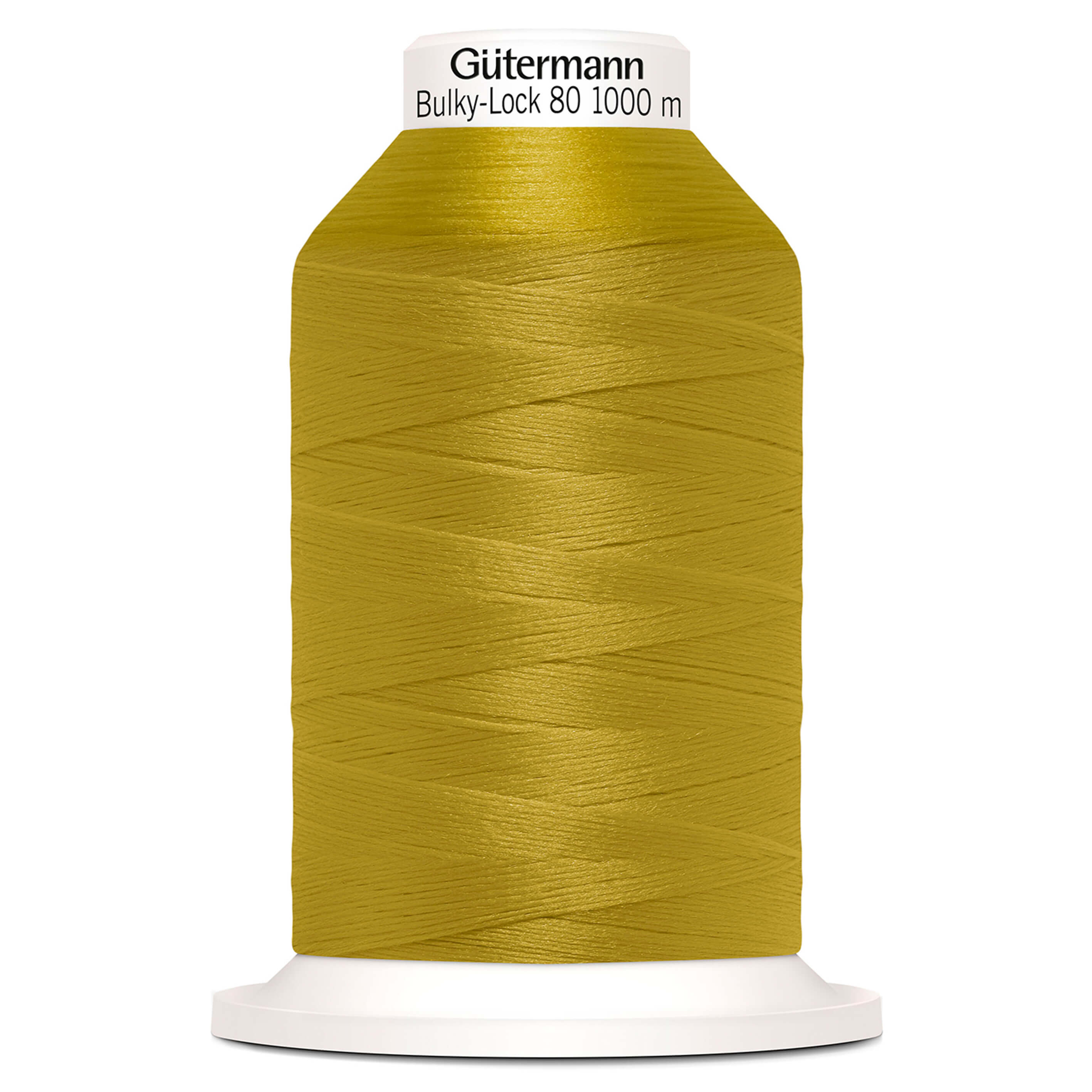 Gutermann Bulky Lock 80 1000m 968 Jeans Gold - The Thread Box UK