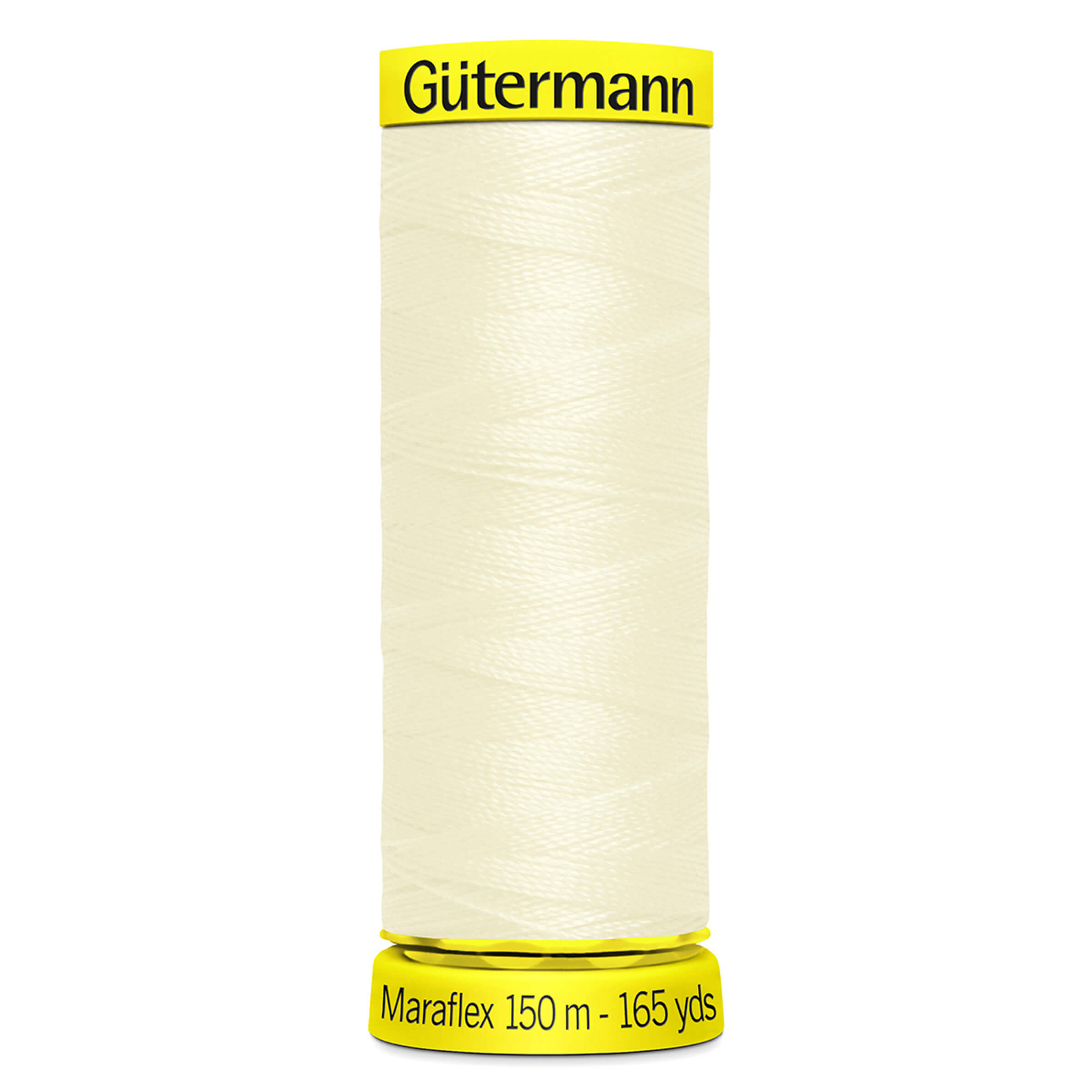 Gutermann Maraflex Thread 150m 001 Ivory - The Thread Box UK